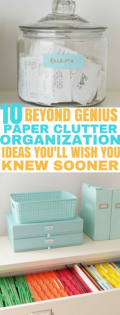 10 Sanity Saving Ways to Organize Your Paper Clutter - Balancing Bucks